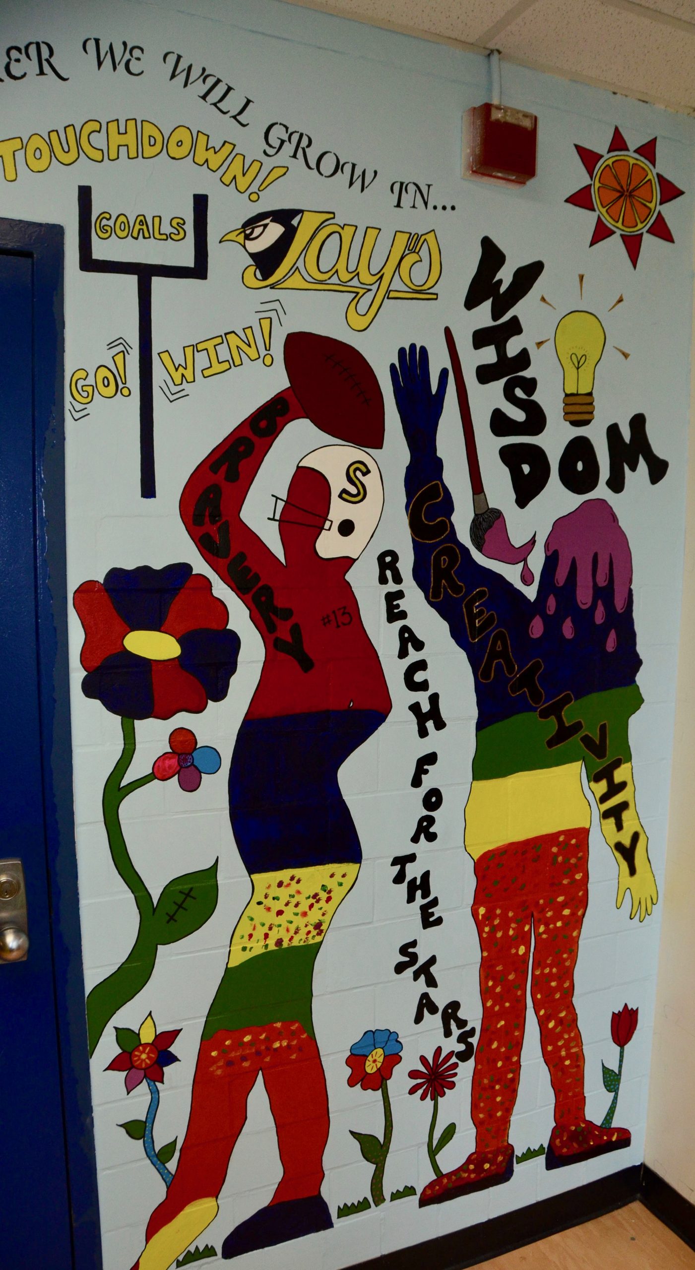 Students paint murals with messages of unity and diversity in Seaford ...